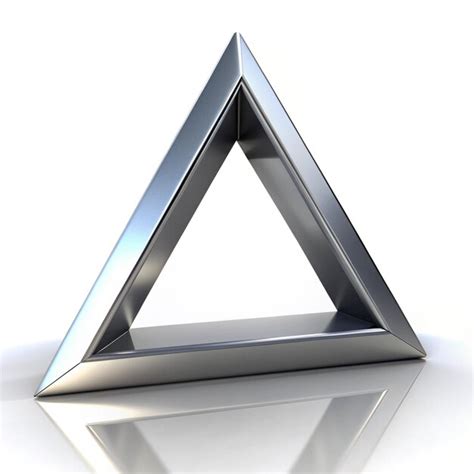 3d Rendering Of Triangle Premium Ai Generated Image