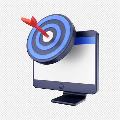 Premium Psd 3d Computer Function Business Target