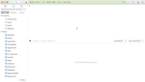 A Mysql Client Gui That Runs Fast On Mac And Windows Tableplus