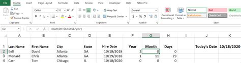 excel datedif function difference between two dates chris menard