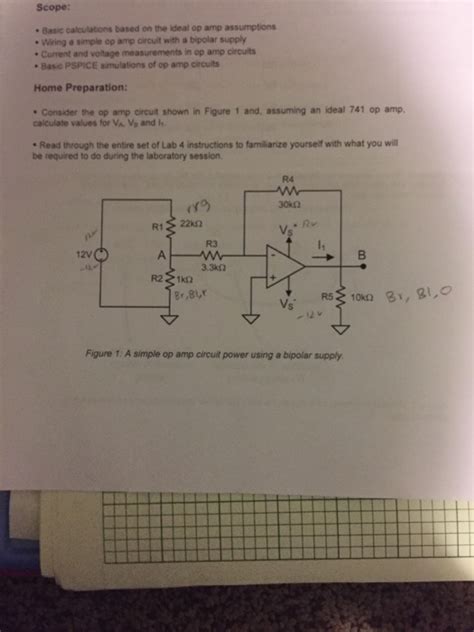Solved Basic Calculations Based On The Ideal Op Amp
