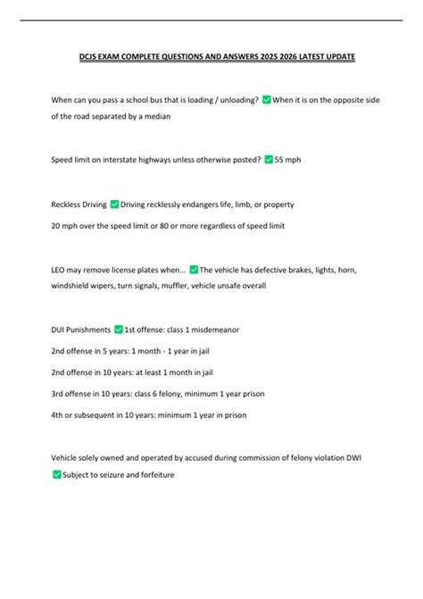 Dcjs Exam Complete Questions And Answers Latest Update Dcjs Stuvia Us