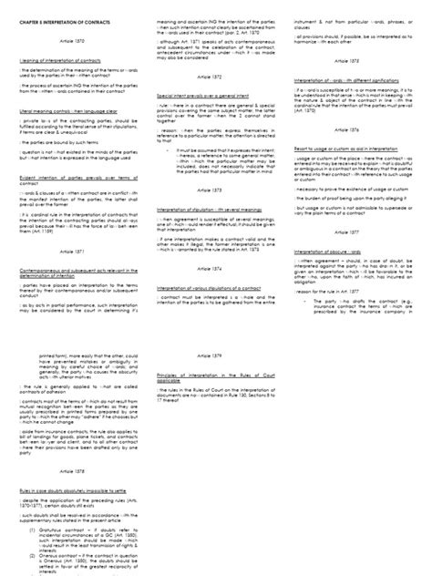 interpretation of contracts download free pdf business law civil