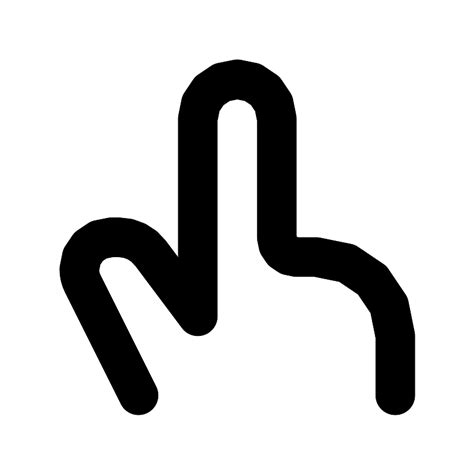 Hand Line Pointer Vector Svg Icon Svg Repo