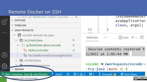 Remote Docker Over Sshが熱い Ppt