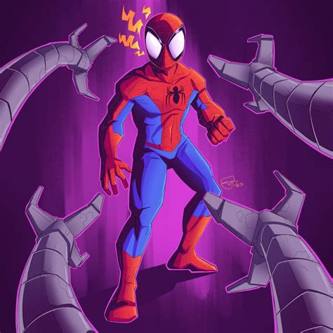Spidey Vs Doc Ock By Me Rspiderman
