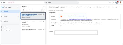 Request Flexible Work Arrangement