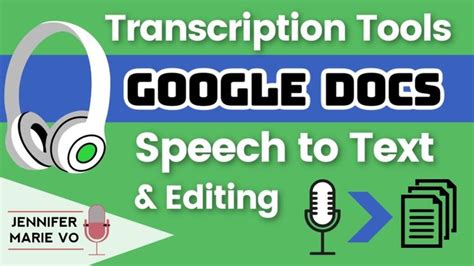 Google Docs Speech To Text Voice Typing And Easy Proofreading Tutorial FREE Transcription