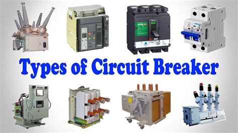 Different Types Of Circuit Breakers Working Uses Voltage Level Electrical4u