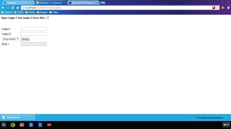 Membuat Kalkulator Sederhana Dengan HTML Dan PHP Workspace