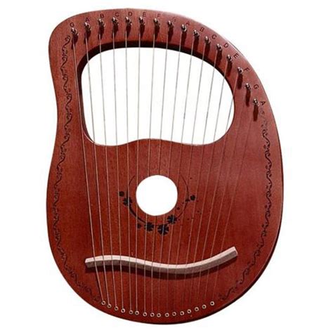 Hg Lyre Harp 16 String Harp Portable Small Harp Wi Grandado