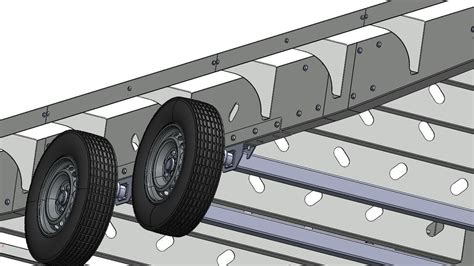 Tiny House Caravan Chassis Project 8 Meter 3d Model Cgtrader