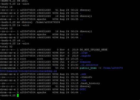 Basic And Commonly Used Command In Unix DOTC Mdb