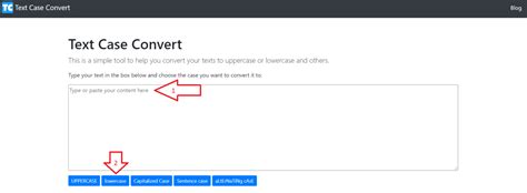 How To Change Text From Uppercase To Lowercase Text Case Convert