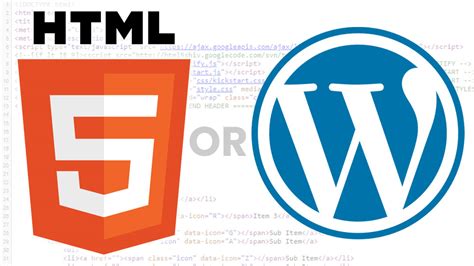 html vs wordpress which is better to make a website