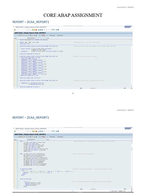 Anand Raj R Core Abap Pdf