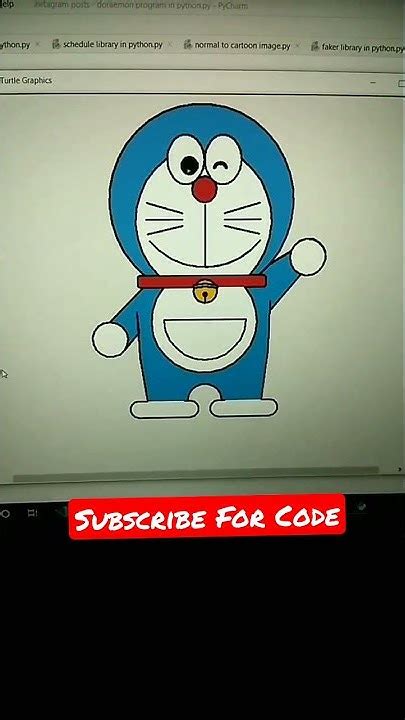 Make Doreamon Project Using Python Python Projects Subscribe For