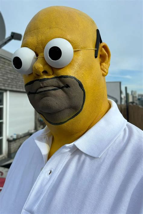 Homer Simpson Costume Eyes And Hair By B4ndit Makerworld Download Free