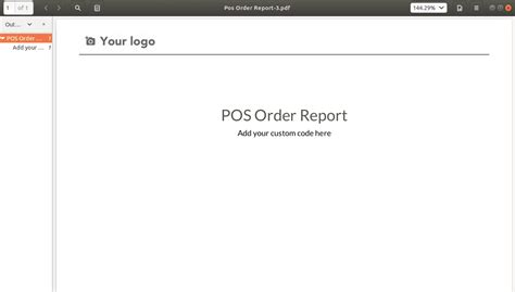 How To Create A Report From Pos Session In Odoo 13