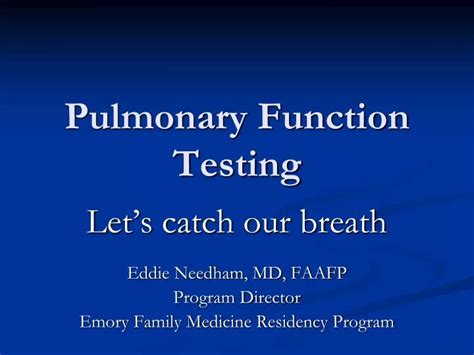 PPT Pulmonary Function Testing PowerPoint Presentation Free Download ID