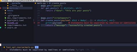 Parser Statements Must Be Separated By Newlines Or Semicolons Issue Microsoft