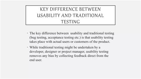 Conducting Usability Test Ppt