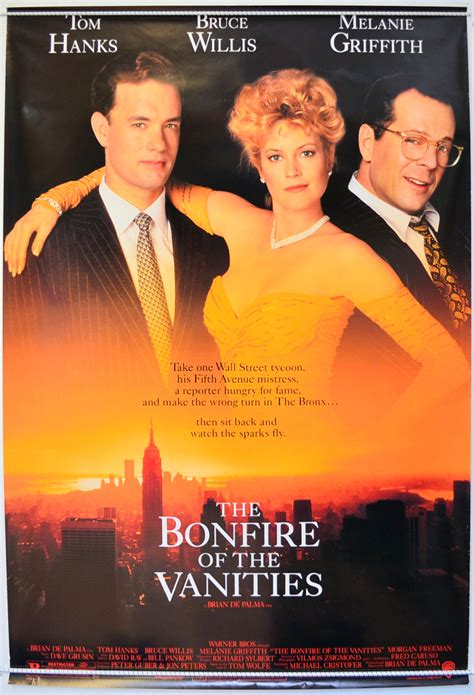 The Bonfire Of The Vanities” Original One Sheet Poster Film Poster