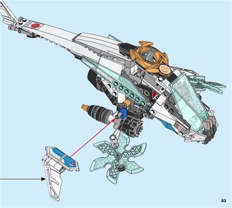LEGO Instructions For Set Shuricopter Ninjago Secrets Of The Forbidden Spinjitzu