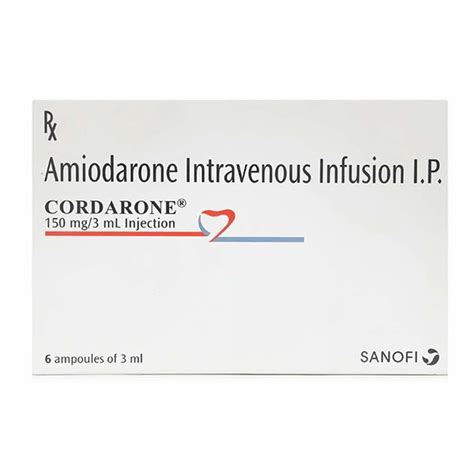 Cordarone Injection 3ml 150 Mg At ₹ 71 Vial In Nagpur Id 2851883217291