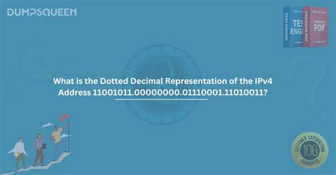 What Is The Dotted Decimal Representation Of The Ipv4 Address 11001011