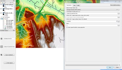 Qgis Splitting Catchments In GRASS Geographic Information Systems Stack Exchange