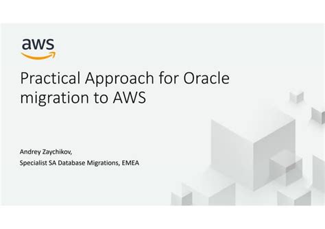 Migrating Oracle Databases To Aws Pdf