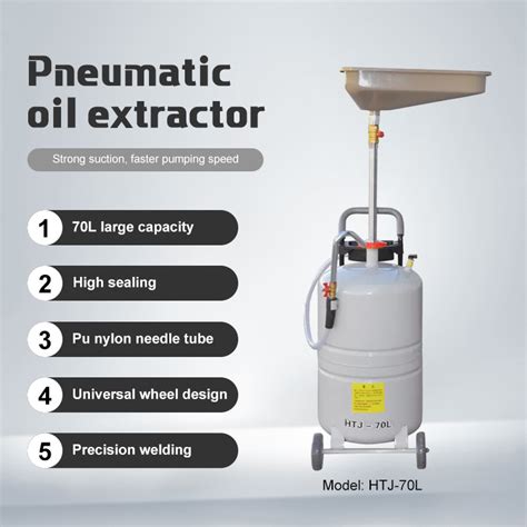 Multi Functional Car Pneumatic Air Operated 70l Waste Oil Extractor