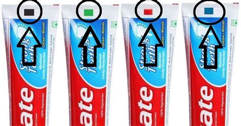Why Is There Different Colors On Toothpaste Dentifricio Colori