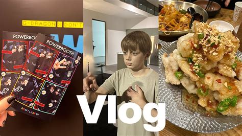 Vlog 아모레퍼시픽 전시회 엘름그린 And 드라그셋 또간집에 나온 명동맛집 란주칼면 커플브이로그🤍 Youtube