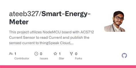 GitHub Ateeb Smart Energy Meter This Project Utilizes NodeMCU Board With ACS Current