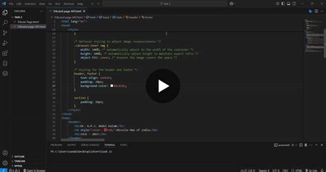 Webdevelopment Html Css Bootstrap Internship Tributepage