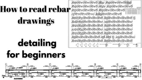 How To Read Rebar Drawings Detailing For Beginners In 2023 Reading Beginners Learn To Read