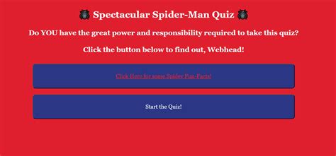 GitHub SnipaMasta Spidey Quiz