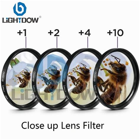 Lightdow Close Up Lens Filter Kit 1 2 4 10 37 323 In Ebay