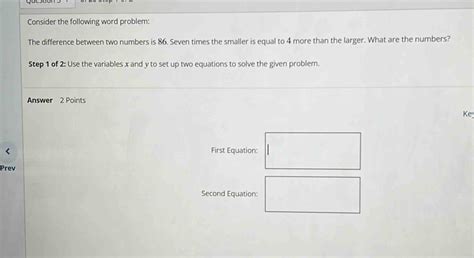 solved consider the following word problem the difference between two
