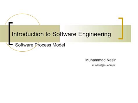 Lecture 5 Software Process Model 3 PPT