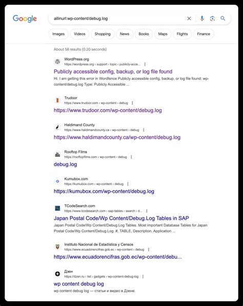 Wordpress Debug Constants