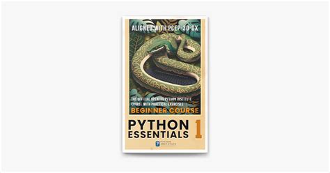 ‎python essentials 1 the official openedg python institute beginners