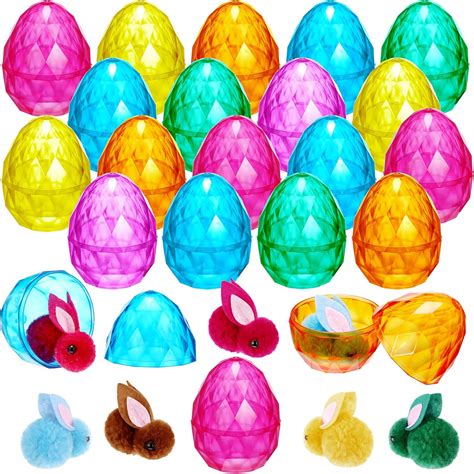 Diamond Large Easter Egg Fillers Set Include Diamond Plastic Easter