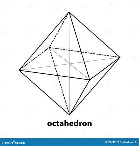 Figura De Octaedro Matemático Ilustración En Estilo Plano Contorno Vectorial Ilustración Del Figura De Octaedro Matemático Ilustración En Estilo Plano Contorno Vectorial Ilustración Del