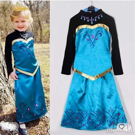 Карнавален детски костюм за принцеса Анна ЗАБАВА Супер цена