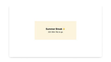 Aesthetic Notion Countdown Widgets Free Templates