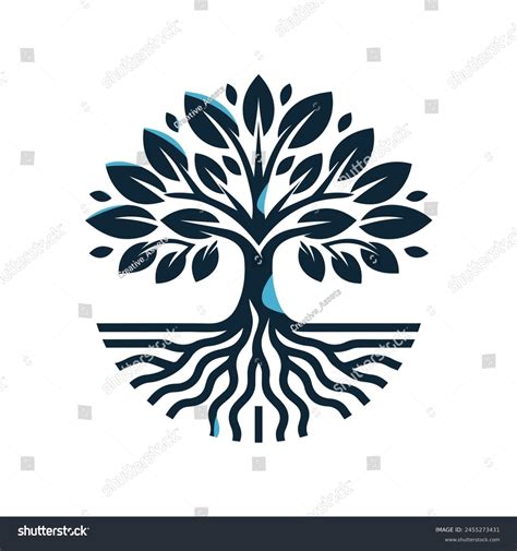 Tree With Roots Icon Over 39 910 Royalty Free Licensable Stock Illustrations Drawings