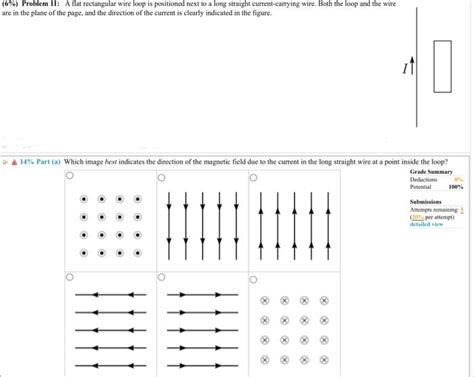 solved 6 problem 11 a flat rectangular wire loop is